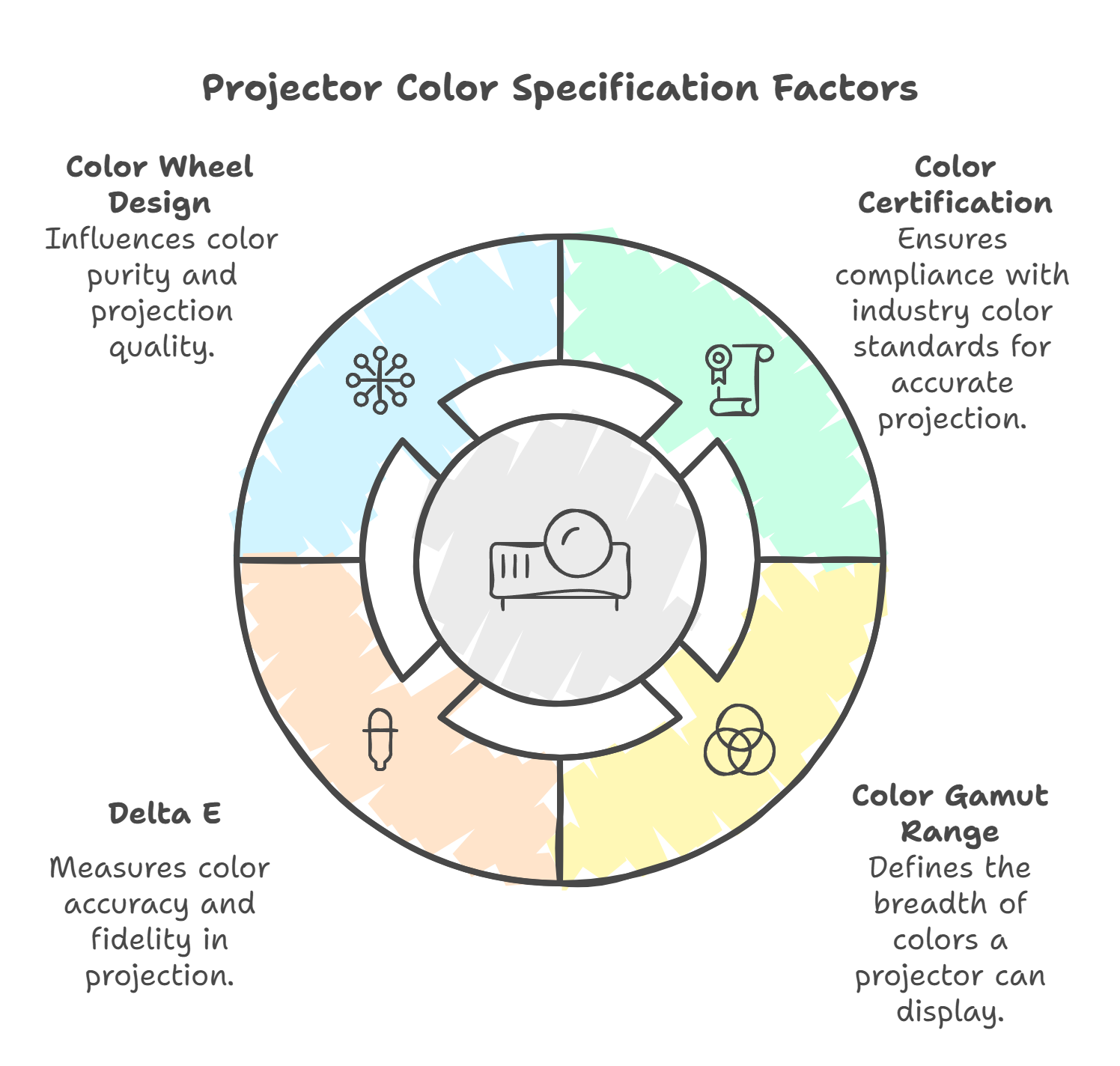 What are Color Gamut And Color Wheel In Projection System?